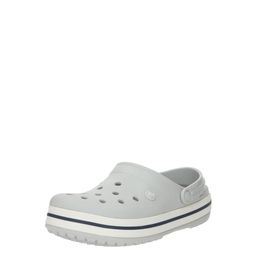 Crocs Clogs 'Crocband' Damen Größe 46/47 hellgrau / schwarz / weiß