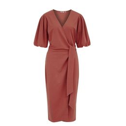 WE Fashion Kleid Damen Gr&ouml;&szlig;e 42 rot / dunkelrot Winterkleid