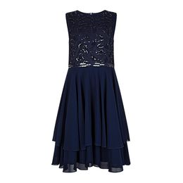 happy girls Kleid Mädchen Größe 152 navy