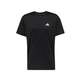 adidas Performance Sportshirt 'Essentials' Herren Größe 4XL schwarz / weiß