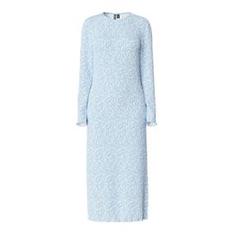 Pieces Kleid 'PCFlora' Damen Größe 34 hellblau / weiß Winterkleid
