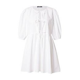 Gina Tricot Kleid Damen Größe 36 weiß Winterkleid