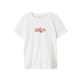 name it T-Shirt 'NKMHort' Jungen Größe 158/164 grau / rot / schwarz / weiß