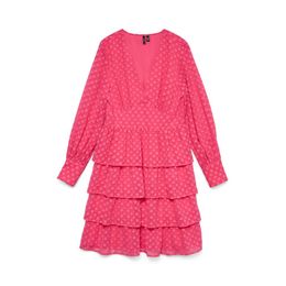 Véro Moda VERO MODA Kleid 'VMMALOU' Damen Größe 34 magenta Winterkleid