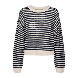 Véro Moda VERO MODA Pullover 'NEWMADERA' Damen Größe M creme / marine