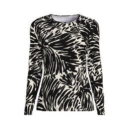 LANDS' END Badeshirt, Damen,  Schwarz, Nylon-Mischung, by Lands' End