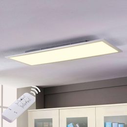 LINDBY LED-Panel Livel, CCT, 120 cm x 30 cm, Fernbedienung