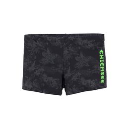 Chiemsee Badehose Herren Gr&ouml;&szlig;e M/L dunkelgrau / kiwi / schwarz