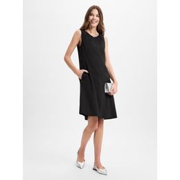 Marc Cain Kleid Damen Größe 42 schwarz Winterkleid