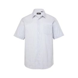 Men Plus Button Up Shirt male Blue size 4XL