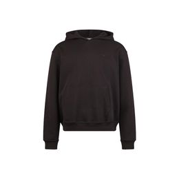 Cleptomanicx Sweater 'Boxy Hooded Ligull Boxy Crop' male Black size XXL