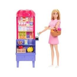 Mattel Barbie Malibu Marktstand Spielset - So schmeckt Freundschaft, Puppe