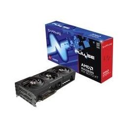 Sapphire Radeon RX 9070 XT Pulse, Grafikkarte schwarz, RDNA4, GDDR6, 2x DisplayPort, 2x HDMI 2.1