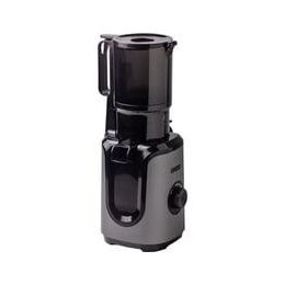 Unold Elektro Slow Juicer Sam, Entsafter silber/schwarz, 200 Watt, Saftbeh&auml;lter 1 Liter