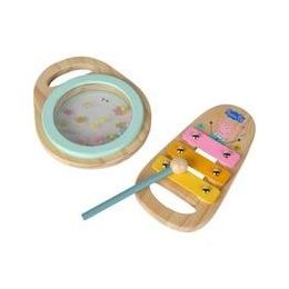 Eichhorn Peppa Pig Holz-Musikset, Musikspielzeug 2-teilig