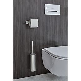 Herzbach Living Papierrollenhalter 36.814000.1.14 Wandmontage, runde Rosette, Edelstahlfinish
