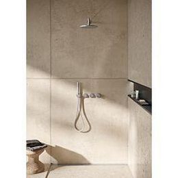 Herzbach MODUL7 PUSH-Thermostat-Set P-RB250 70.702713.1.09 Wandarm Regenbrause 250mm Edelstahl