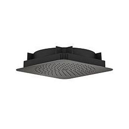 Hansgrohe AXOR Citterio C Duschkopf 270 1jet EcoSmart 28795330 1 Strahlart wassersparend Deckenintegriert, Polished Black Chrome