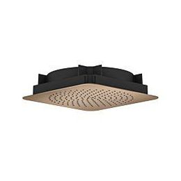 Hansgrohe AXOR Citterio C Duschkopf 270 1jet EcoSmart 28795310 1 Strahlart wassersparend Deckenintegriert, Brushed Red Gold