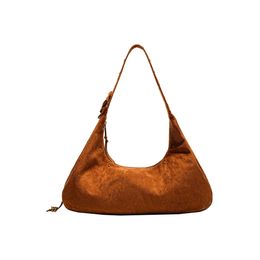 Bershka Schultertasche Damen Gr&ouml;&szlig;e One Size cognac