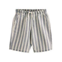 next Shorts Jungen Gr&ouml;&szlig;e 104 blau / wei&szlig;