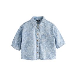 next Bluse Damen Gr&ouml;&szlig;e XS blue denim / wei&szlig;