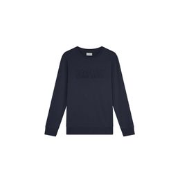 Scalpers Company Emboss Sweater ' ' Herren Gr&ouml;&szlig;e XS blau / navy