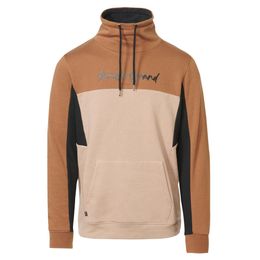 Koroshi Sweatshirt Herren Gr&ouml;&szlig;e M beige / braun / schwarz