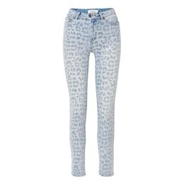 Koroshi Jeans Damen Gr&ouml;&szlig;e 38 hellblau / dunkelgrau