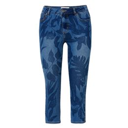 Koroshi Jeans Damen Gr&ouml;&szlig;e 40 blau / dunkelblau