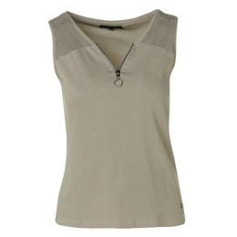Koroshi Top Damen Gr&ouml;&szlig;e XS khaki