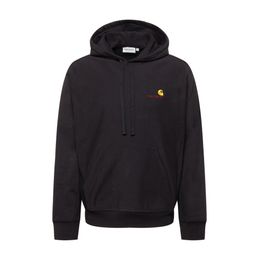 Carhartt Work In Progress Carhartt WIP Sweatshirt 'American Script' male size XL yellow gold / Rusty red / Black