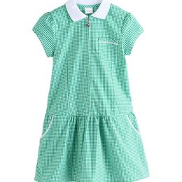 next Kleid M&auml;dchen Gr&ouml;&szlig;e 116 gr&uuml;n / wei&szlig;