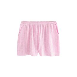next Shorts Damen Gr&ouml;&szlig;e 50 pink / wei&szlig;