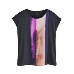 next T-Shirt Damen Gr&ouml;&szlig;e S beige / navy / neonlila / schwarz