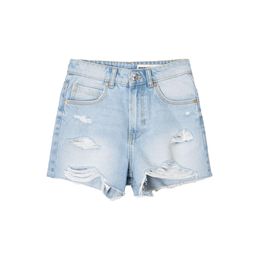 Bershka Shorts Damen Gr&ouml;&szlig;e 34 hellblau