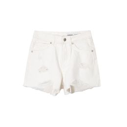Bershka Shorts Damen Gr&ouml;&szlig;e 34 wei&szlig;