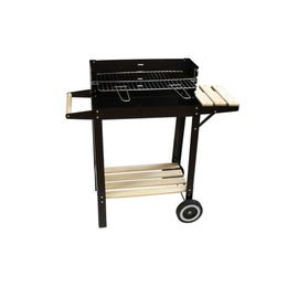 Grillwagen KYNAST DELUXE eckig auf Rollen schwarz