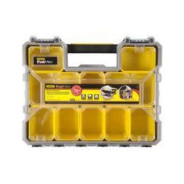 Stanley Profi-Organizer FATMAX 1-97-518, Werkzeugkiste schwarz/transparent