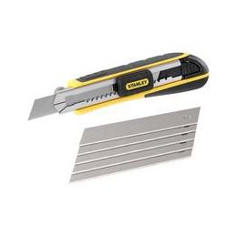 Stanley Cutter FATMAX mit Magazin, 18mm, Teppichmesser schwarz/gelb