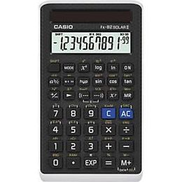 Casio Rechner FX-82Solar II, technisch-wissenschaftlicher Rechner, 144 Funktionen