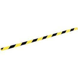 Eckschutzprofil Durable C19, rechteckig, für Innen- & Außenbereich, Klebefläche je Seite 19 mm, L 1000 x B 26 mm, PU-Schaum, gelb/schwarz