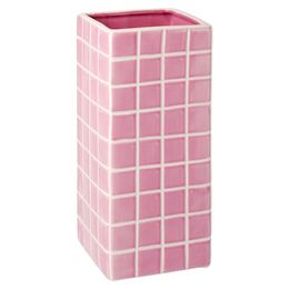 my home Vase mit Kachel-Muster