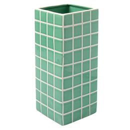 my home Vase mit Kachel-Muster