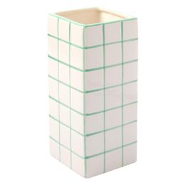 my home Vase in gefliester Optik