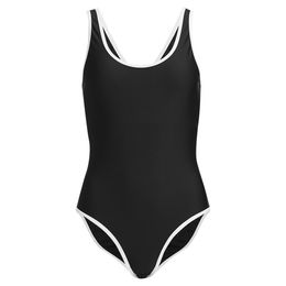 Gina Benotti Damen Shape-Badeanzug mit Kontrastpaspel