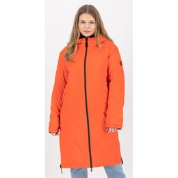 LPO Steppjacke »NAKITA WMN« Wendemantel orange black 36/38 (M) 36/38 (M) 2-in-1 Wendemantel – Zwei verschiedene Styles in einem Mantel
