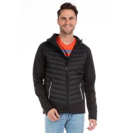 LPO Strickfleecejacke »MIRK PEAK MEN« auch in Großen Größen erhältlich anthrazit XXXL (58) XXXL (58) Herren Hybridjacke & Steppjacke im...
