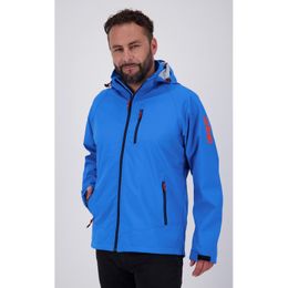 LPO Softshelljacke &raquo;ELLIOT PEAK III MEN&laquo; auch in Gro&szlig;en Gr&ouml;&szlig;en erh&auml;ltlich blau XL (54) XL (54) Leichte Softshelljacke mit abnehmbarer Kapuze