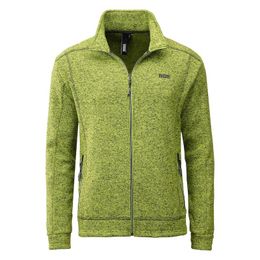 DEPROC Active Strickfleecejacke &raquo;KIRKVALE X MEN&laquo; auch in Gro&szlig;en Gr&ouml;&szlig;en erh&auml;ltlich gr&uuml;n S (48) S (48) Leichte Herren Basic Fleecejacke mit Stehkragen
